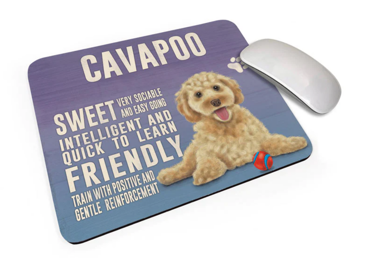 Cavapoo Mouse Mat – WockerCocker
